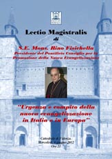 Lectio Magistralis di Sua Ecc.za Mons. Rino Fisichella - Diocesi di Fidenza